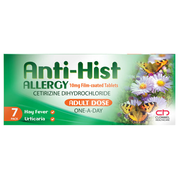 ANTI-HIST ALLERGY 10MG TABS | Summerhill Pharmacy Dublin – Summerhill ...