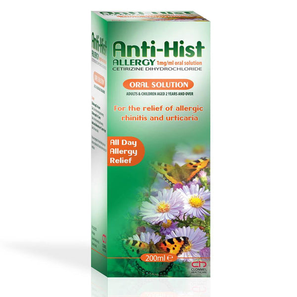 ANTI-HIST ALLERGY ORAL SOLUTION 1MG/ML | Summerhill Pharmacy Dublin ...